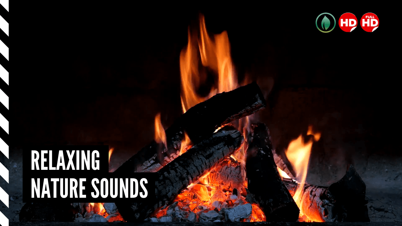 ? Relaxing Nature Sound Fireplace & Crackling Fire Sounds. - Relax Nation